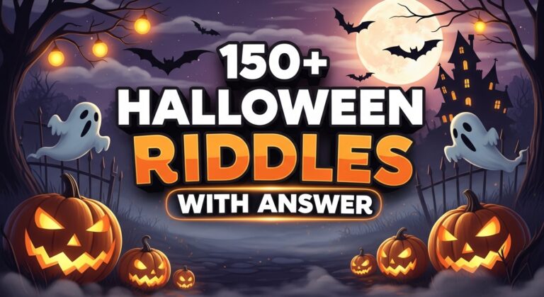 150+ Halloween Riddles with Answers - Riddles Mania