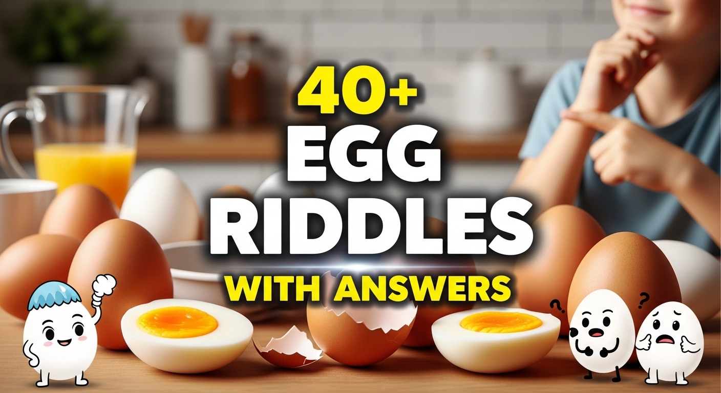 40+ Egg Riddles With Answers That Will Crack Your Brain - Riddles Mania