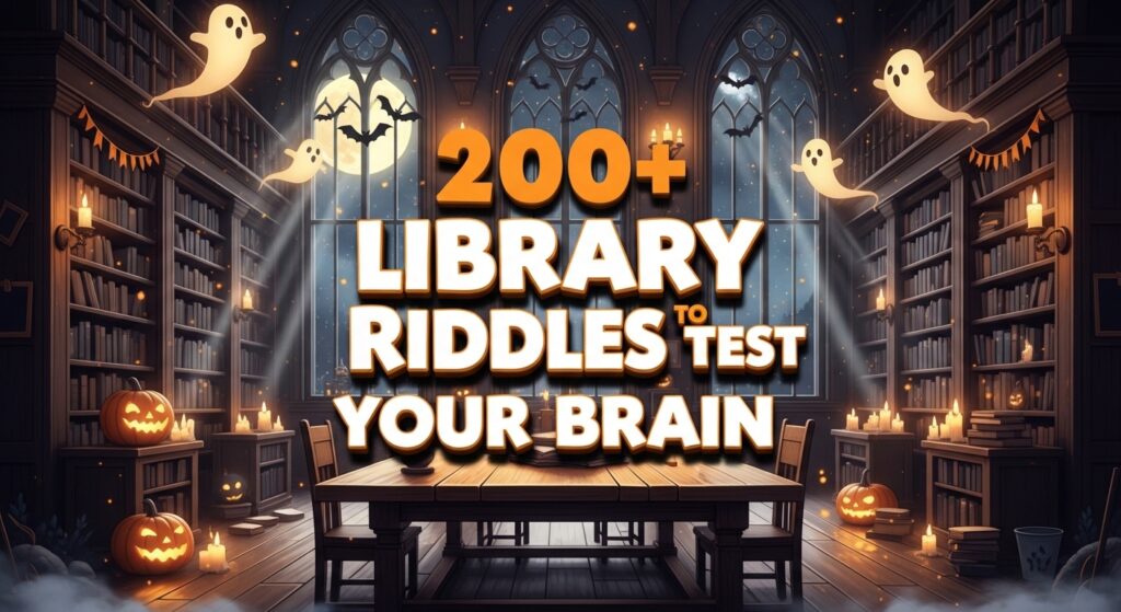 200+ Library Riddles to Test Your Brain - Riddles Mania